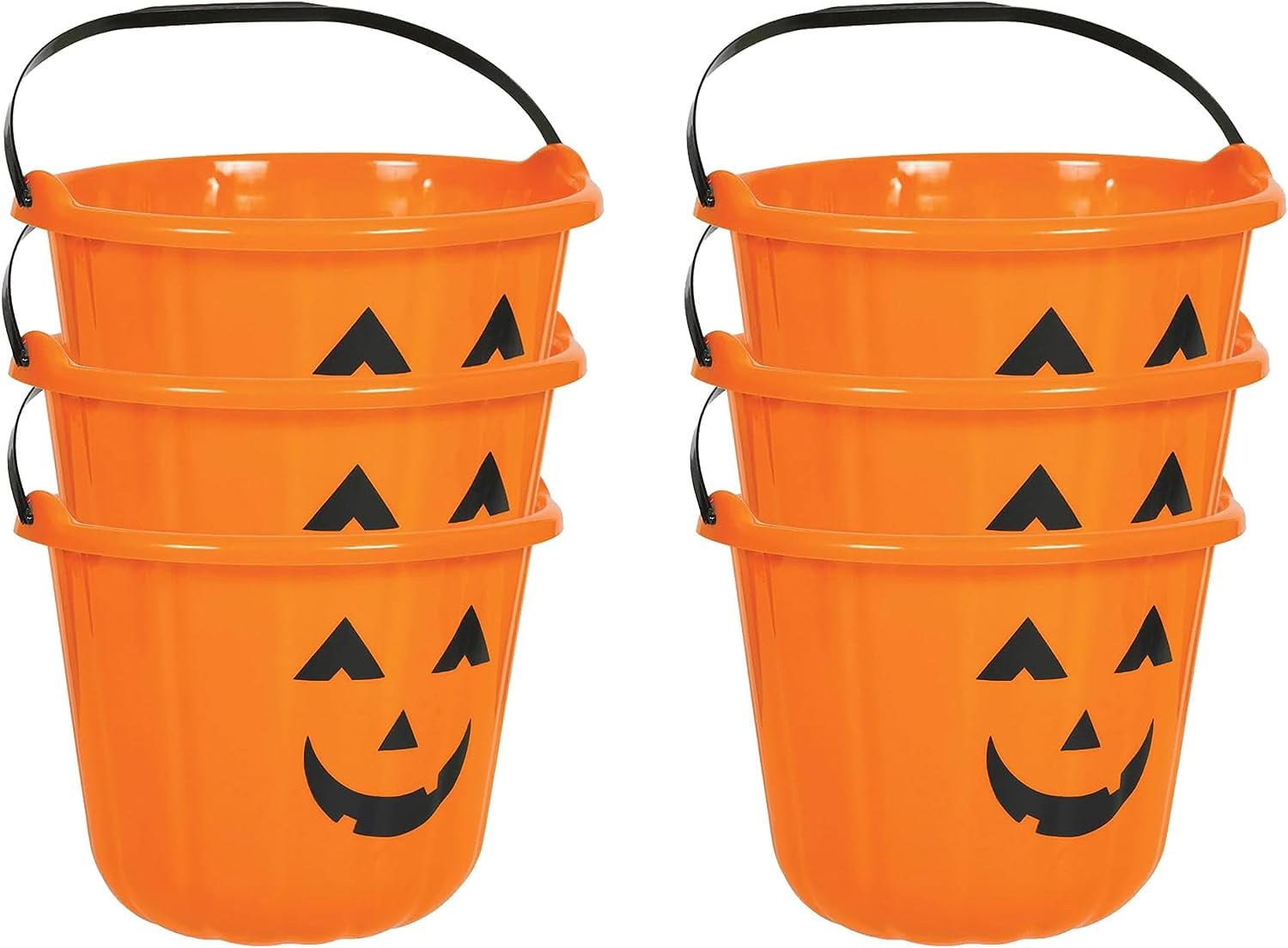 PMU Halloween Jack-O-Lantern Trick or Treat Pail Bucket - Candy Gift ...