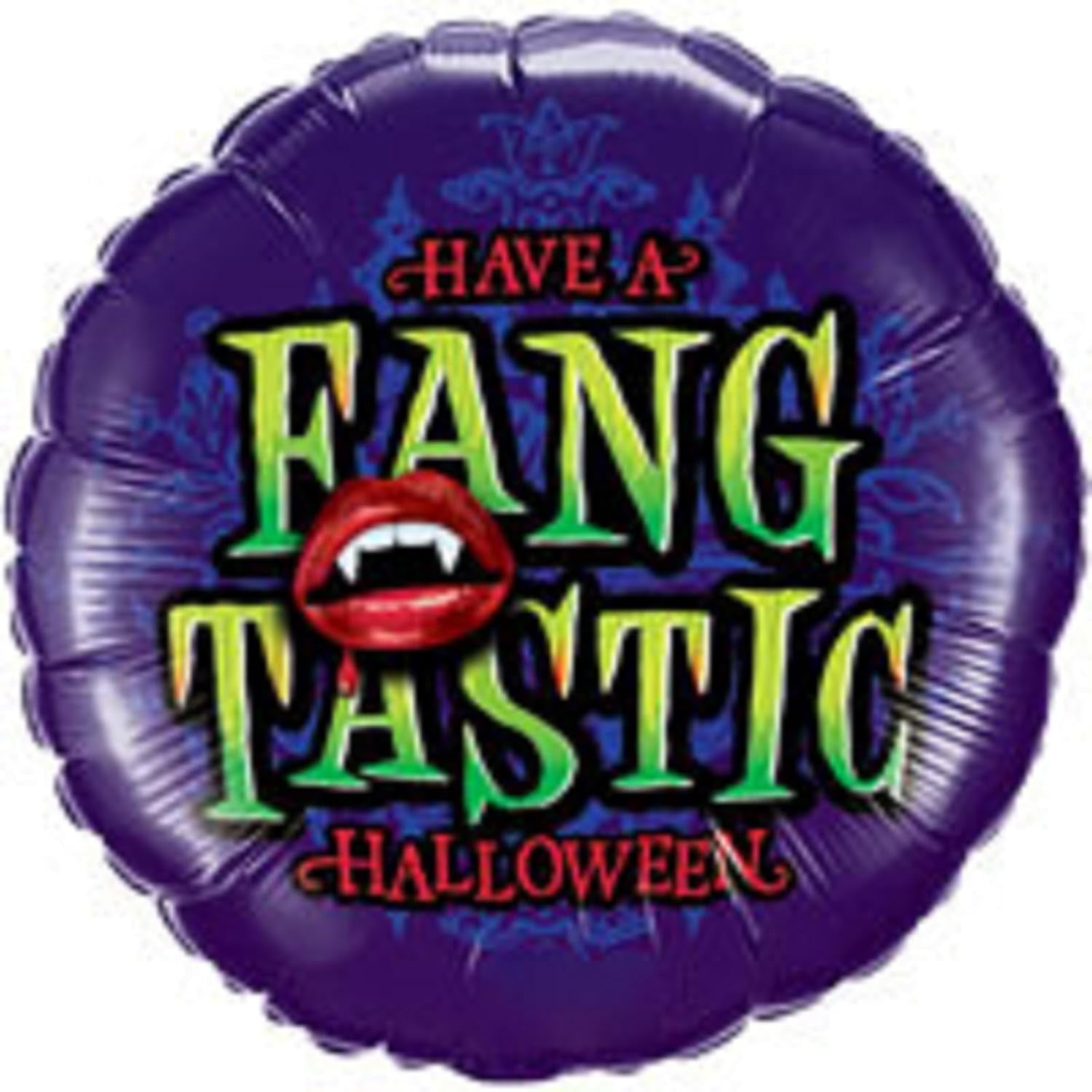 PMU Halloween Party Decoration "Fangtastic" Halloween 18 Inch Mylar ...
