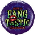 PMU Halloween Party Decoration "Fangtastic" Halloween 18 Inch Mylar ...