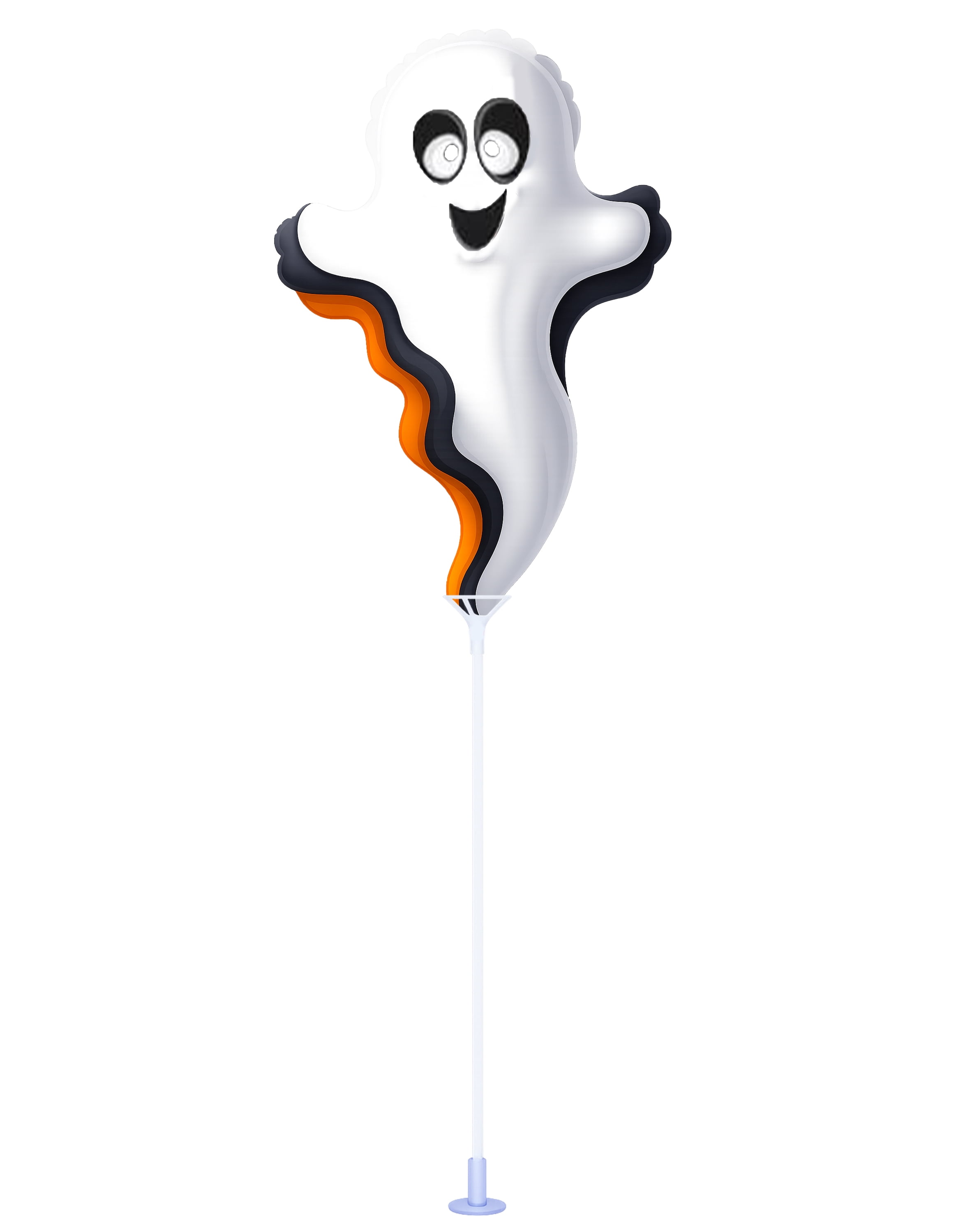 PMU Halloween Pre-inflated Glow Ghost Mini-Shape 12in Balloon for ...