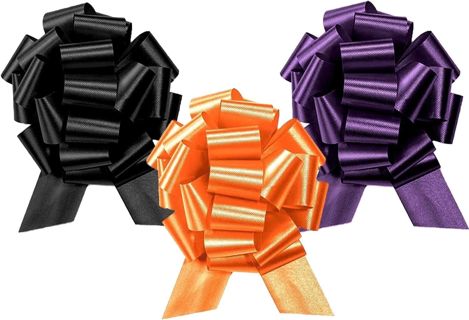 PMU Halloween Pull String Bows 8 Inch 20 Loops |Halloween Party ...