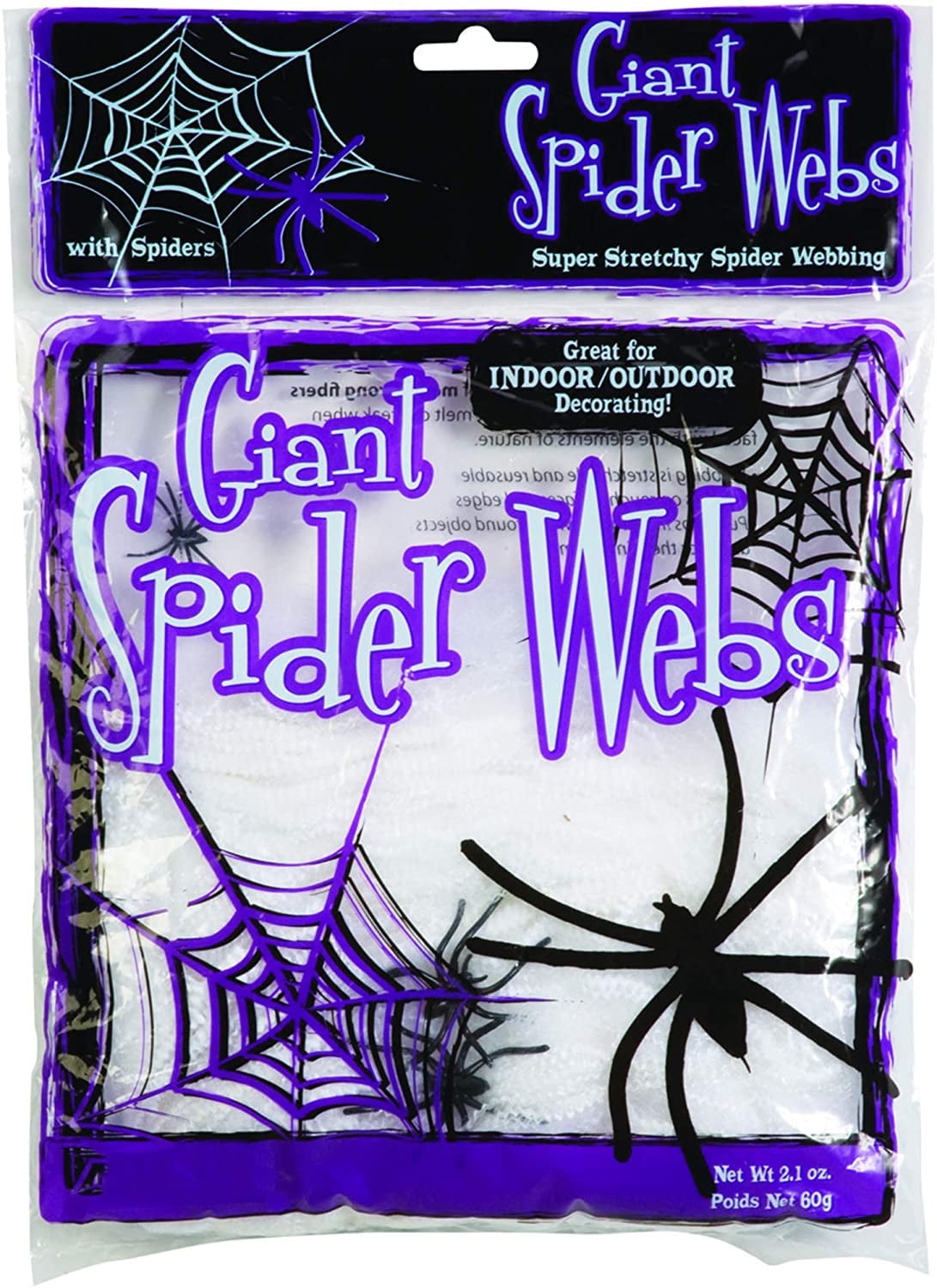 PMU Halloween Party Decoration Accessory Spider Webs Giant White 56 ...