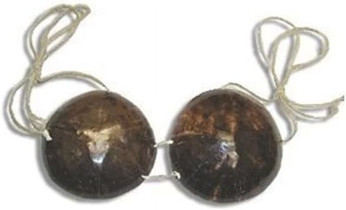 PMU Hawaiian Coconut Bikini Top Bra Standard Adjustable Brown Pkg/1 ...
