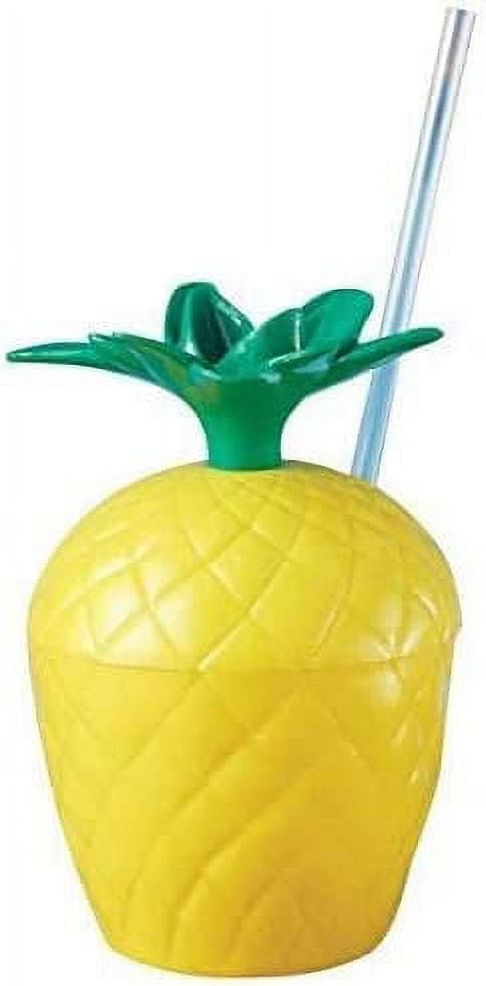 PMU Hawaiian Luau Plastic Pineapple Cup Luau Tropical Cup Party ...