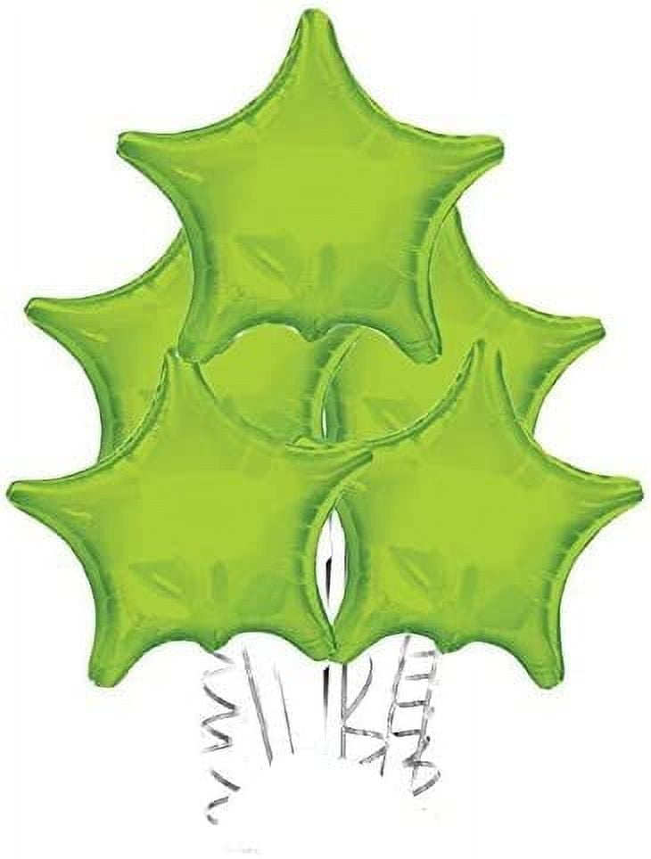 PMU Lime Green Star Balloon (22 Inch Mylar) Pkg/1 - Walmart.com
