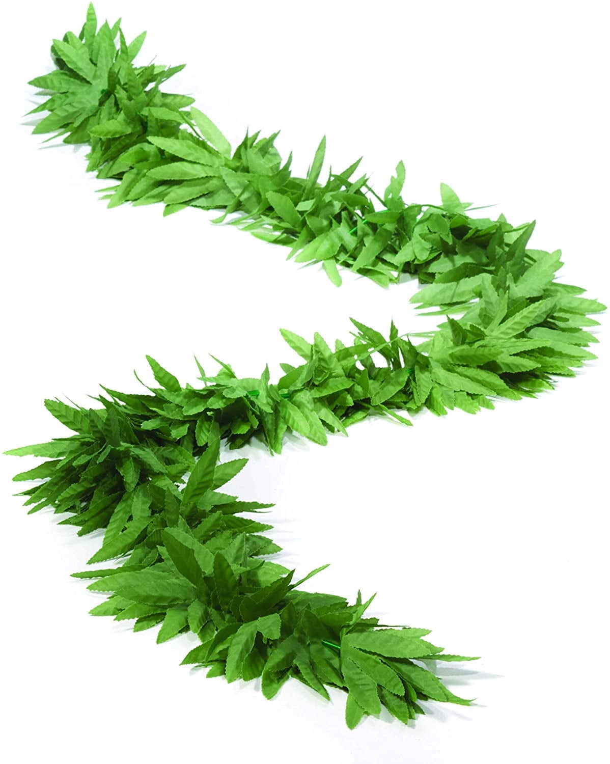 PMU Margarita- Vill Luau - Marijuana Green Leaf Boa Wearable Hawaiian ...