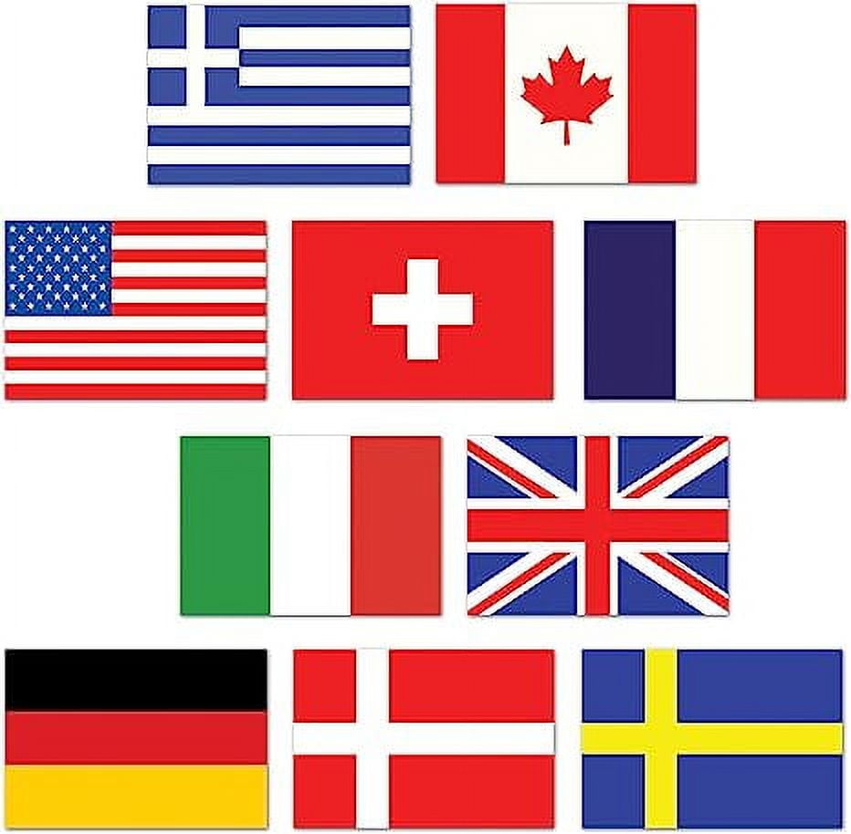 PMU Mini International Multicolor Flag Cutouts (10/Pkg) Pkg/1 - Walmart.com