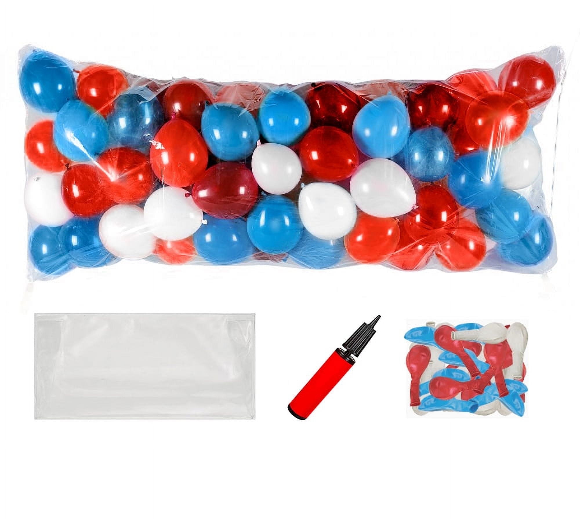 PMU New Year's Eve Party Balloon Drop Kit (100 - 5in or 50 - 9in with ...
