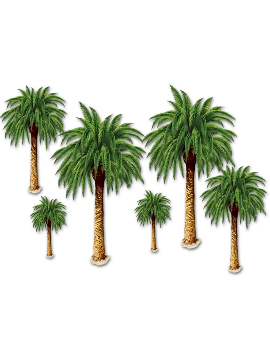PMU Palm Tree Props Party Accessory (1 Count) (6/pkg) Pkg/1 - Walmart.com