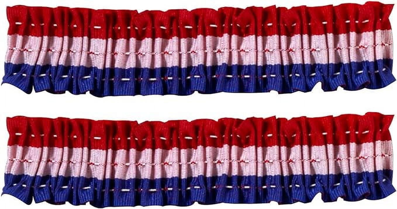 PMU Patriotic Garters, Red White & Blue American Flag Design, 4th of ...
