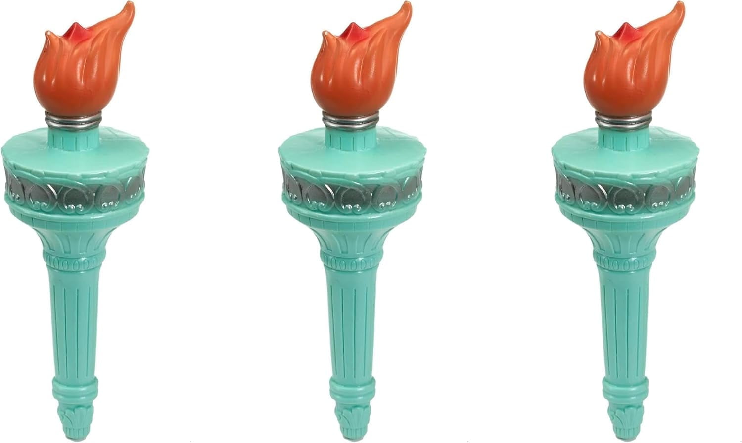 PMU Patriotic Liberty Torch with Tissue Flame, Red White & Blue ...