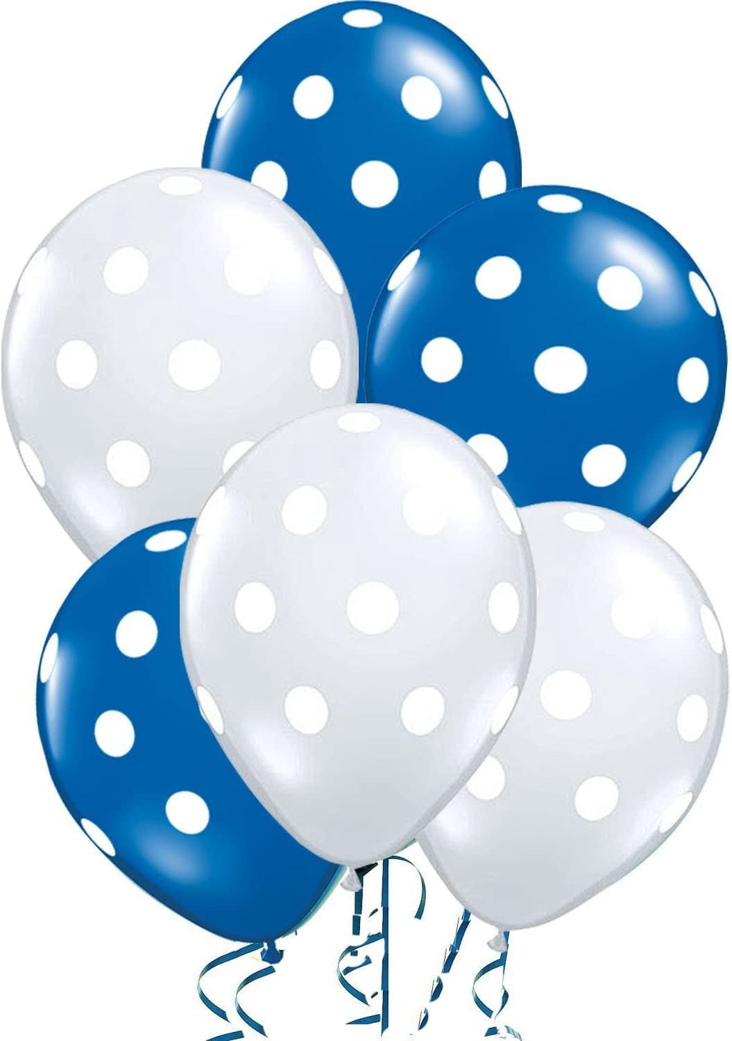PMU Polka Dot Balloons - Multicolor Small Balloons for Birthdays ...