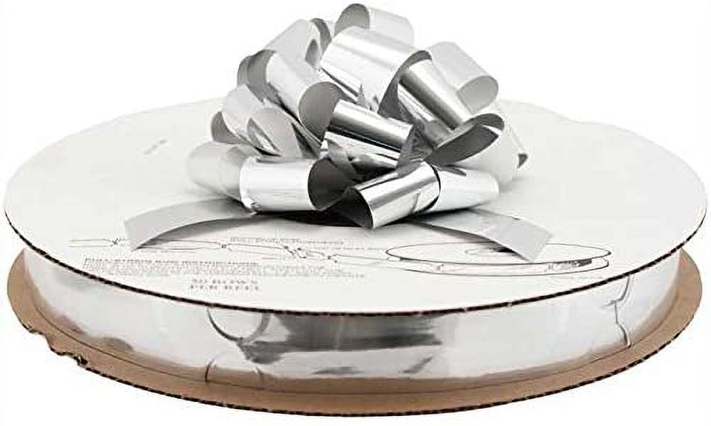 PMU Pull String Bows 8 Inch Silver (50/Reel) Pkg/1 - Walmart.com