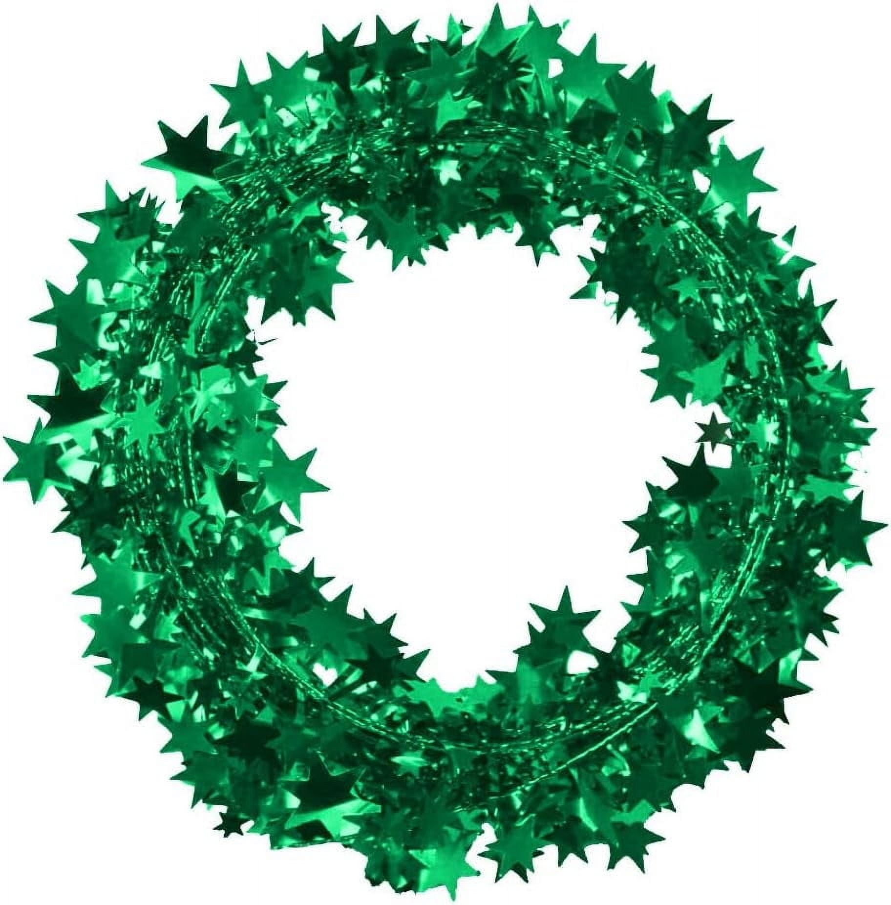 PMU Star Wire Shiny Garland Green - Halloween, Christmas Party, Wedding ...