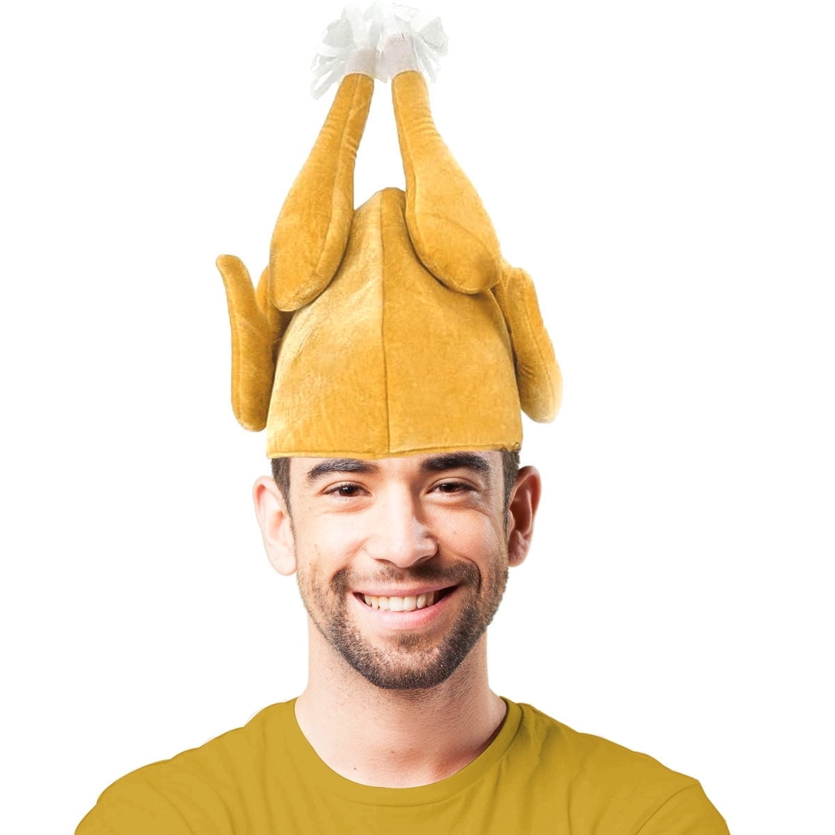PMU Thanksgiving Cooked Turkey Plush Hat for Thanksgiving Party Costume ...