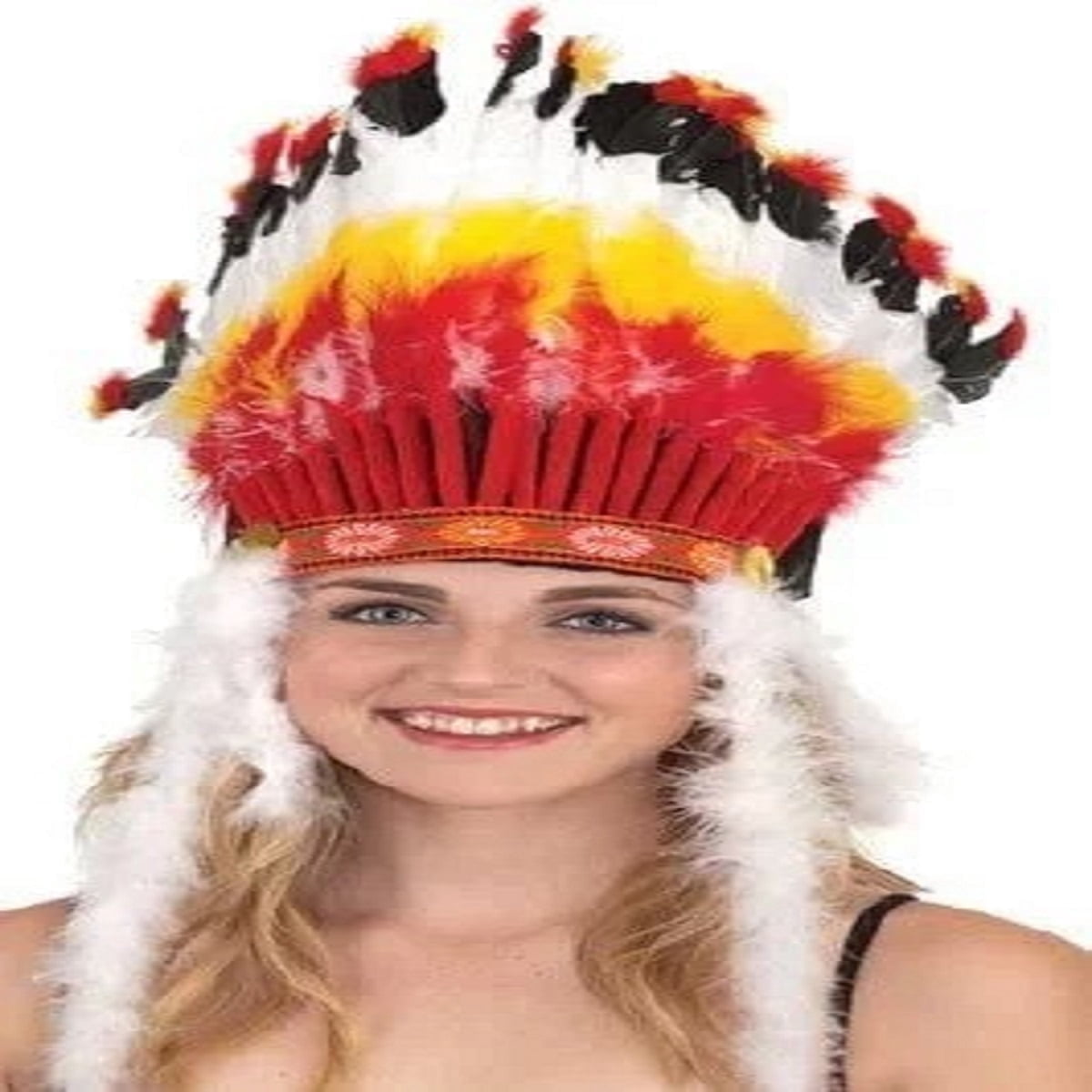 PMU Thanksgiving Party Costume Accessories Feathered Hat (/Pkg/1 ...