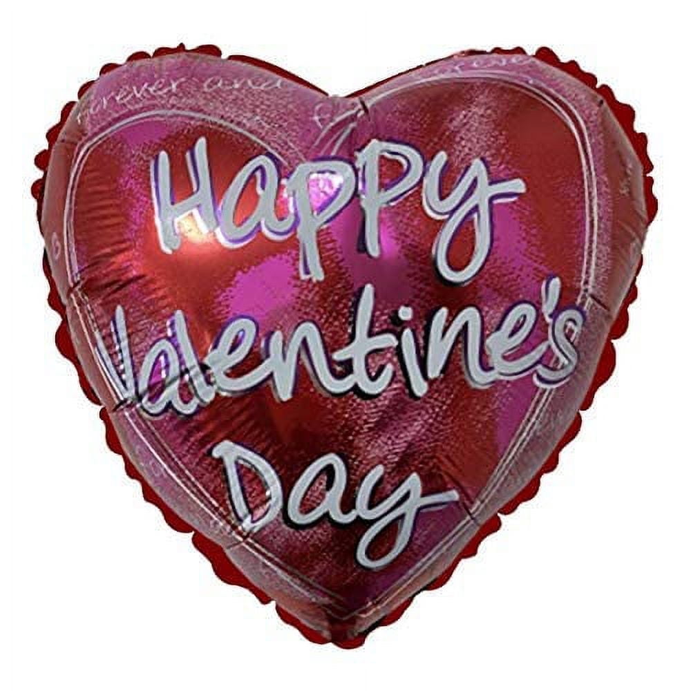 PMU Valentine’s Day Collage 18 Inch Mylar Foil Balloon Valentine's Day ...