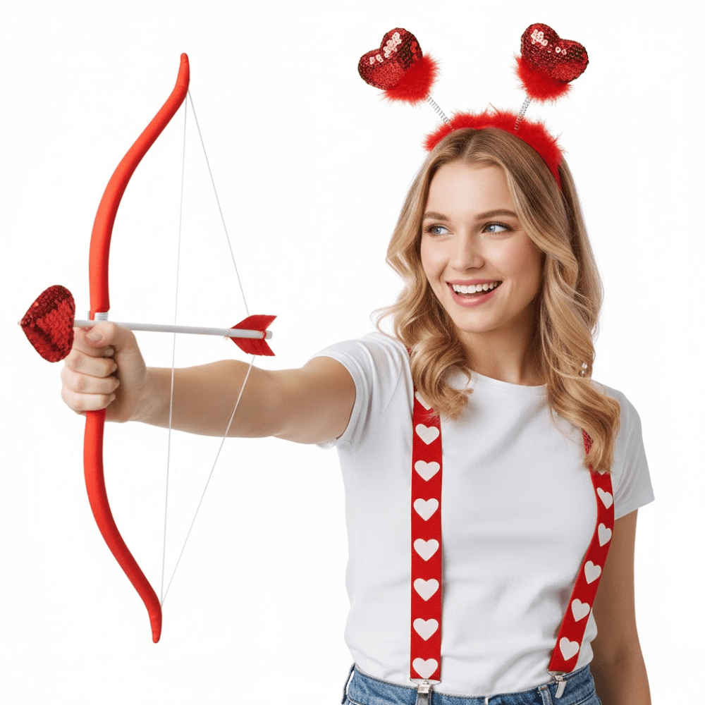 PMU Valentine’s Day Cupid Bow & Arrow - Arrow Bow Set for Valentines ...