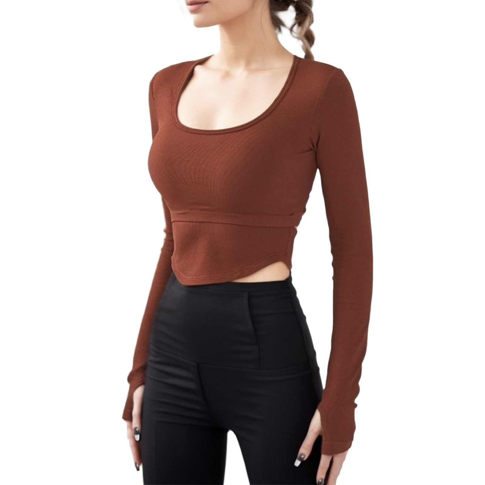 Pmuybhf Female 4 July Dressy Tops For Women Plus Size Red Yoga Clothes