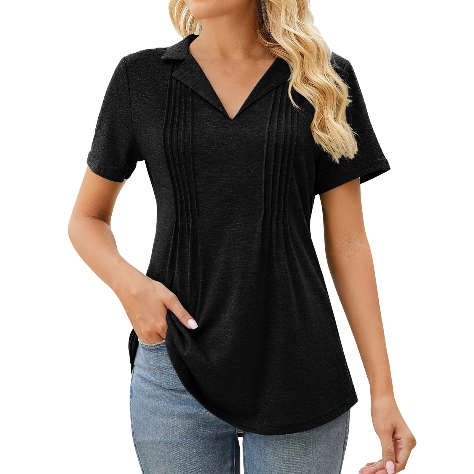 Pmuybhf Female 4 July Womens Shirts Long Sleeve Off Shoulder Womens