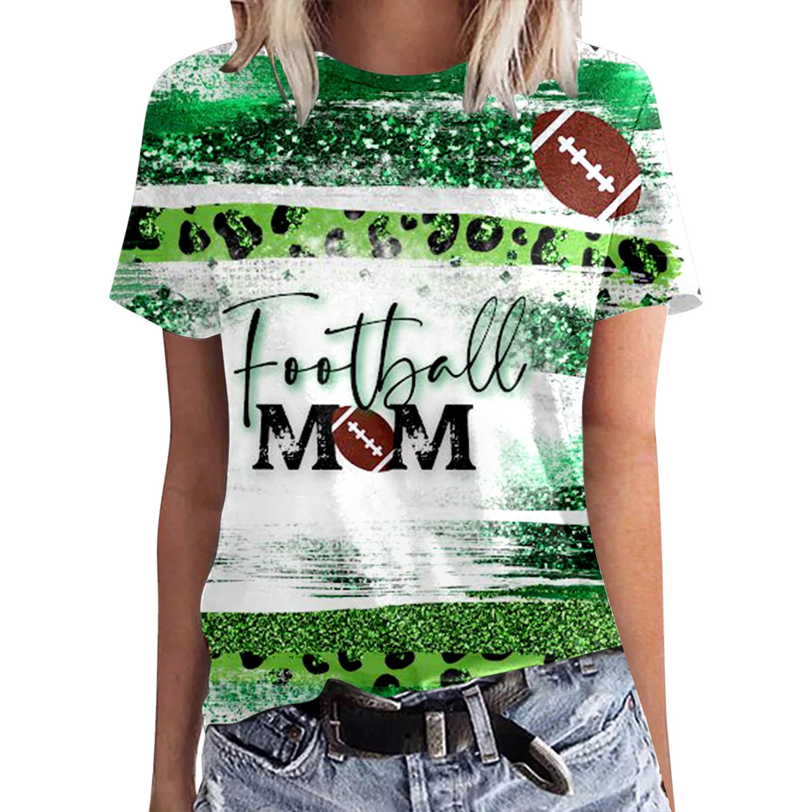 Pmuybhf Female 4 July Womens Tops Sexy Casual Cleavage Women Casual
