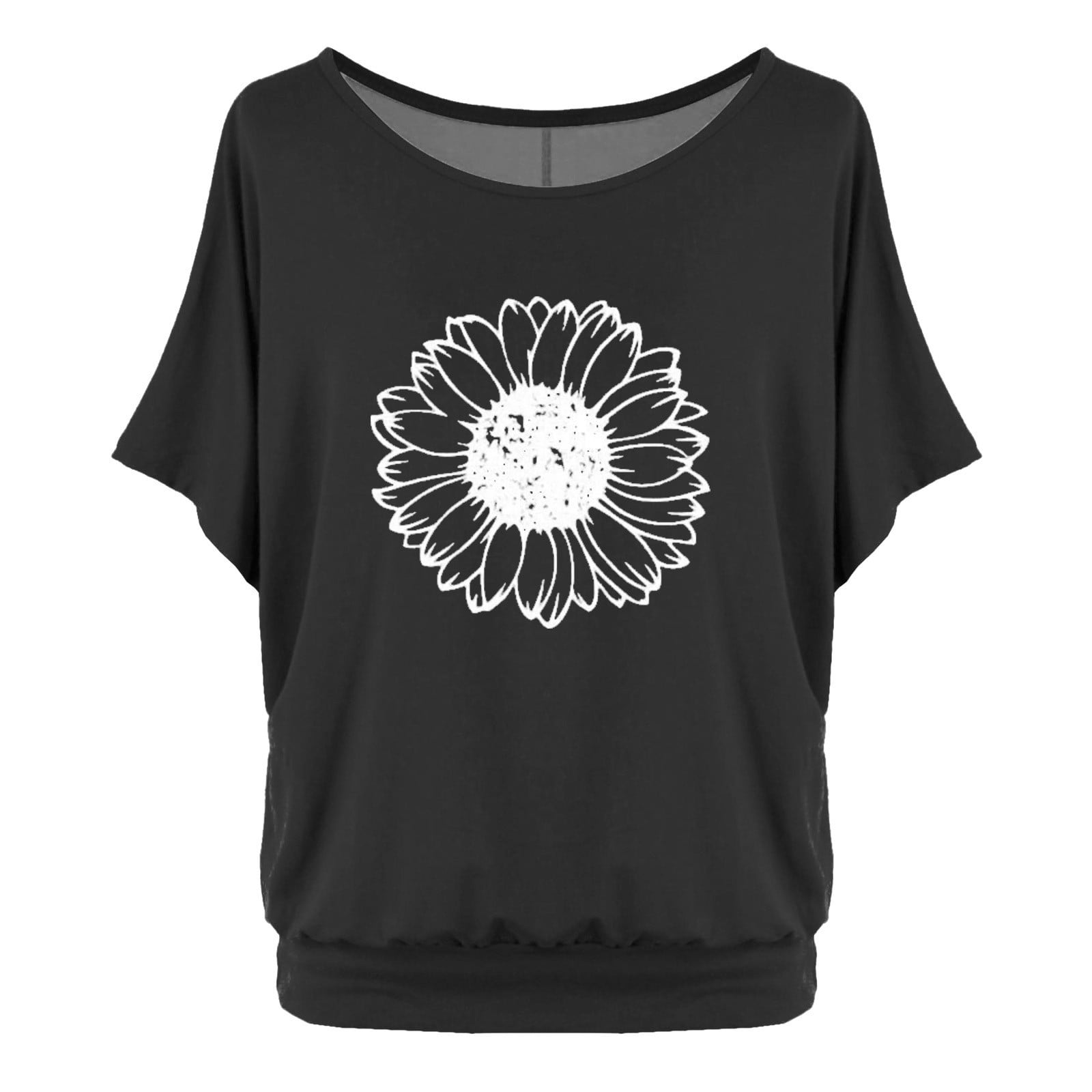 Pmuybhf Female July 4 Blouses For Women Dressy Casual 3 4 Sleeve Plus
