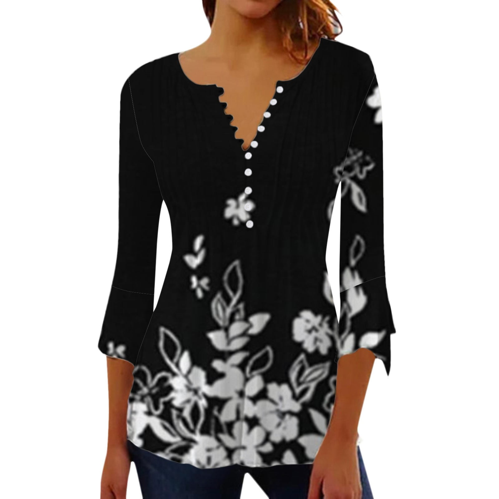 Pmuybhf Female Tank Top For Women Pack Black 4july Womens Fashion Casual V Collar 3d Printed