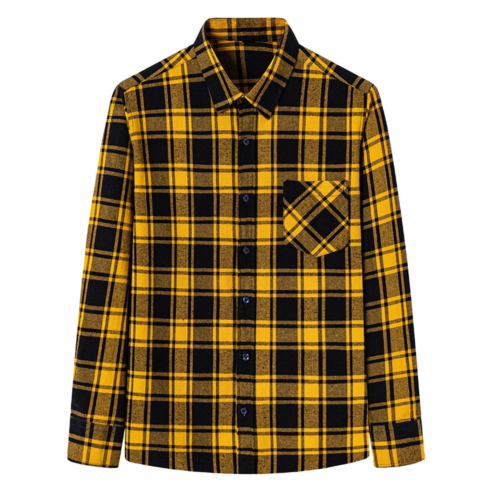 PMUYBHF Male S Red Dress Shirt Men 4/July Mens Long Sleeved Shirt Pure ...