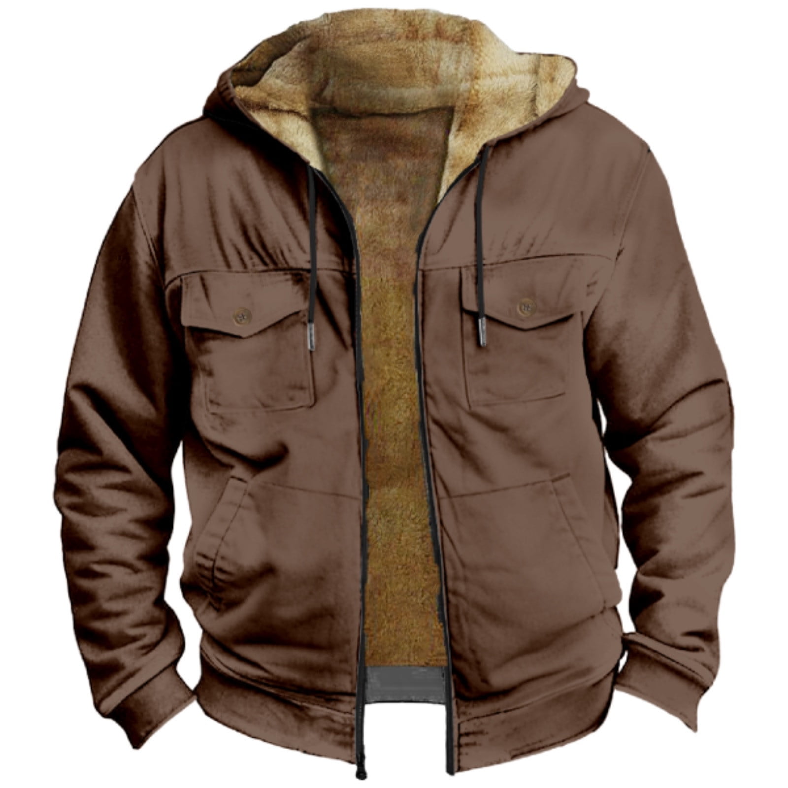PMUYBHF Mens Winter Jacket with Hood Black Mens Solid Color Simple Plus ... PMUYBHF Mens Winter Jacket with Hood Black Mens Solid Color Simple Plus ...