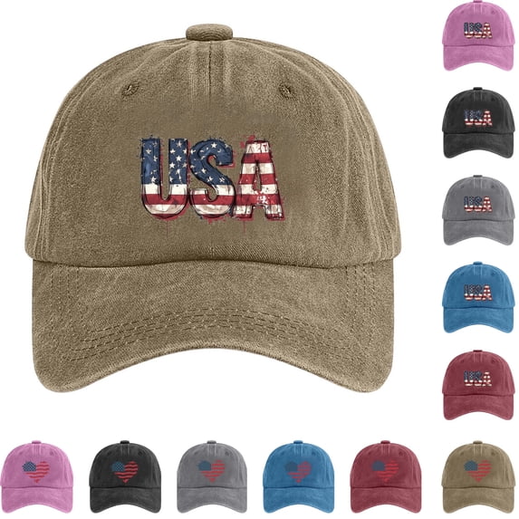 PMVFHDE 250th Anniversary USA Hat For Men Women Fashion Outdoor Casual ...