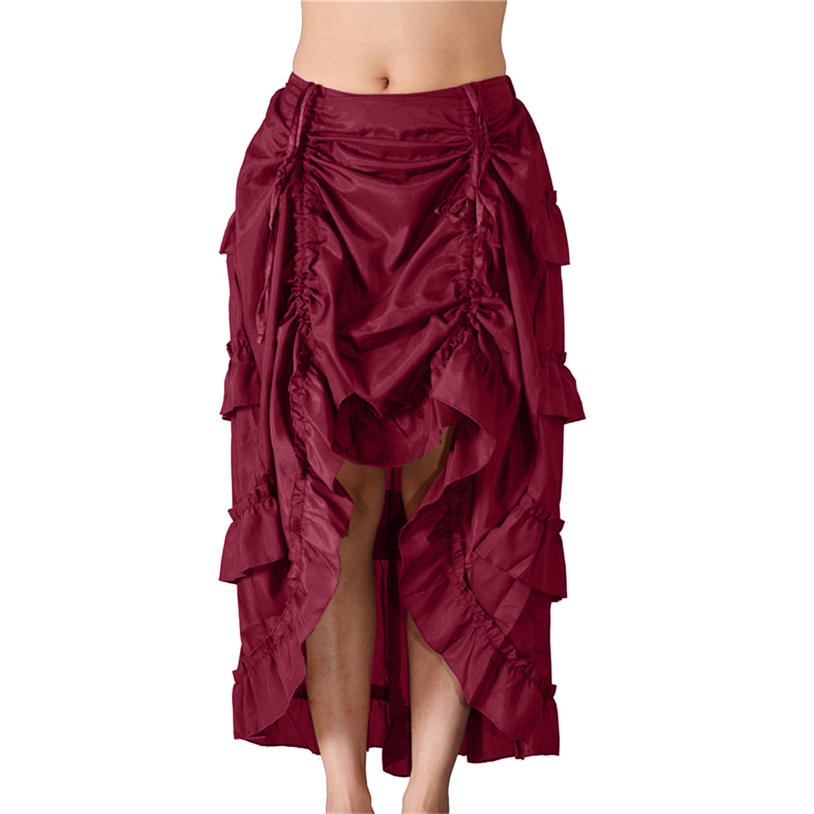 PMVFHDE Halloween Costumes Gauntlets Black Women's Gothic Dress Folk ...