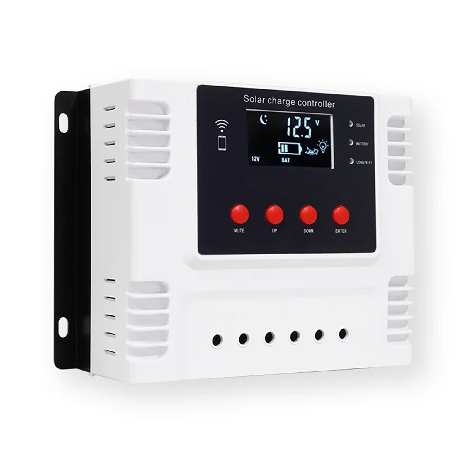 PMW Smart Solar Charge Controller With App Control For 12V/24V/48V 10A ...