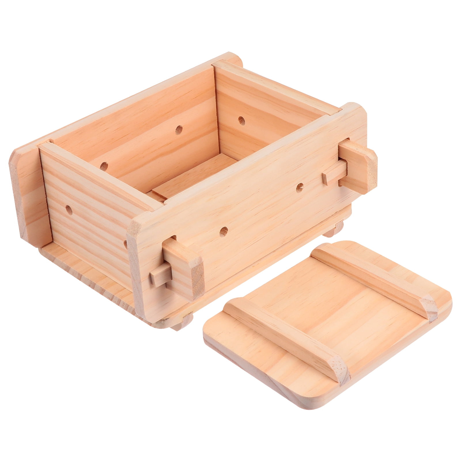 PMine 1 Set Wooden Tofu Mould Kitchen Homemade Soy Curd Making Tools ...