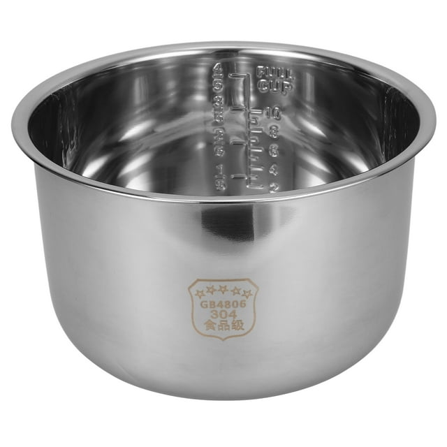 PMine Rice Cooker Pot Inner Household Cooker Stainless Steel Inner Pot ...