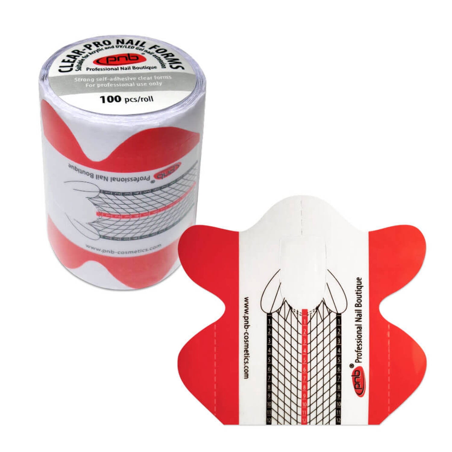 PNB PRO NAIL FORMS Regular or clear - Walmart.com