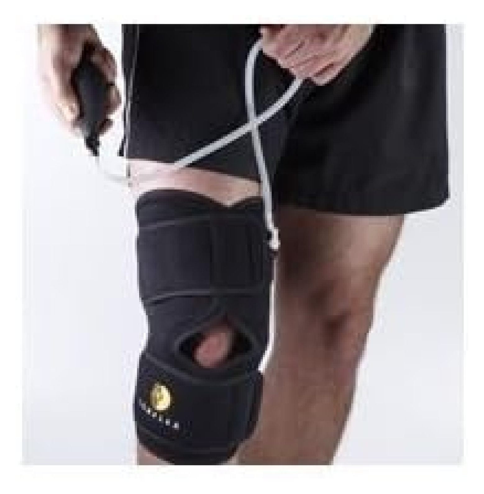 PNEUMATIC KNEE SPLINT - TWO GELS - Fits up to 24 circumference ...