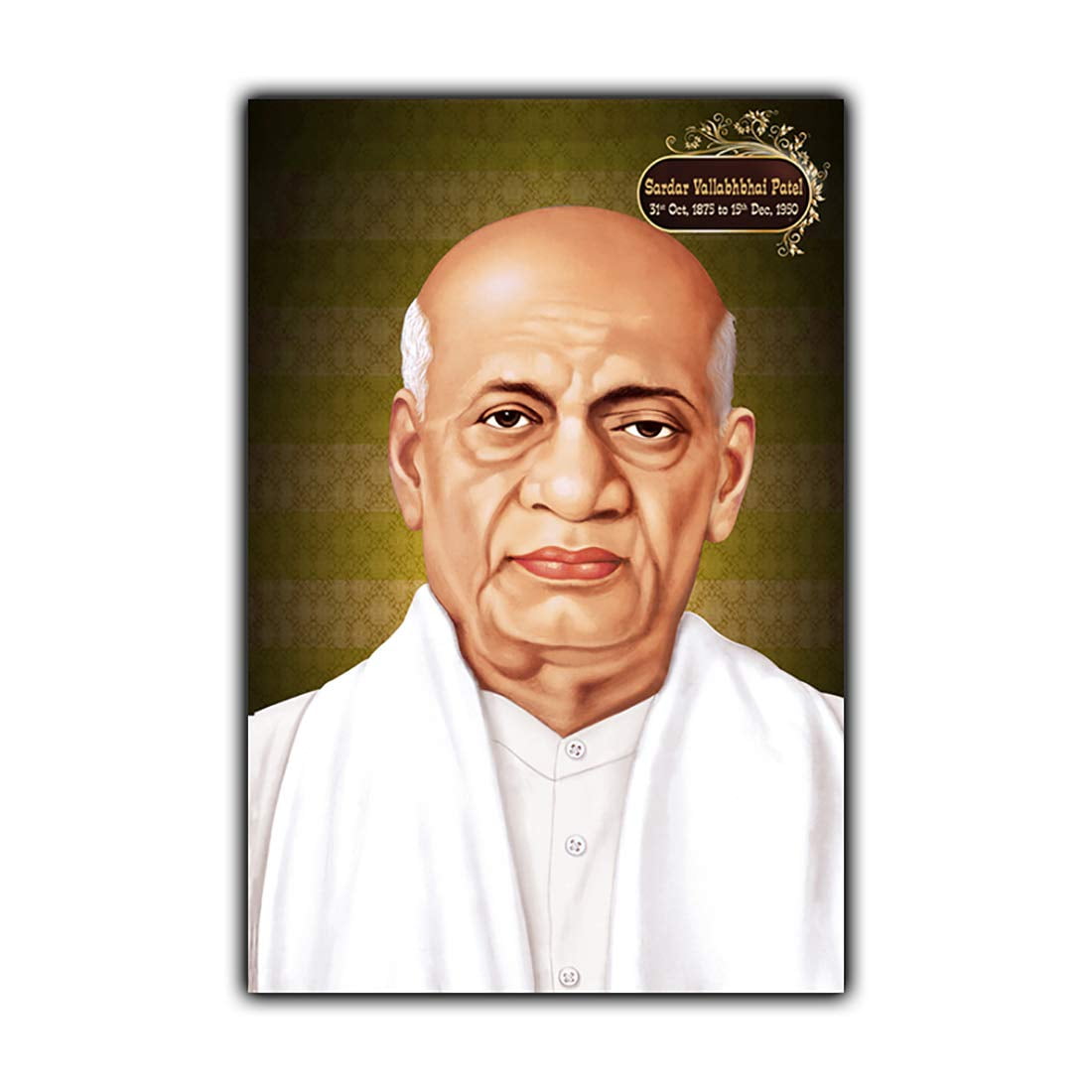 PNF Poster And Frames Art Print Of Sardar Vallabhbhai Patel Wall Poster ...