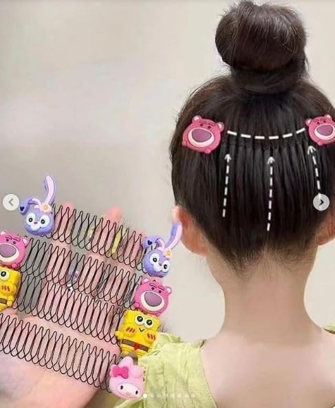 PNIKEL U Shape Hair Finishing Fixer Comb Bobby Bangs Holder Styling ...