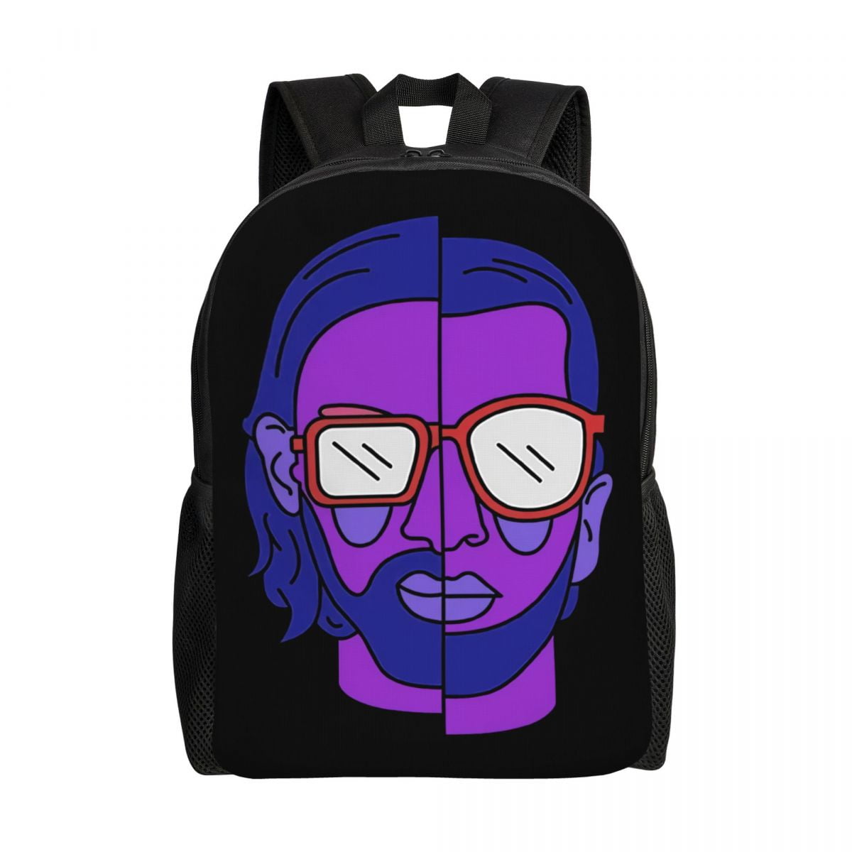 PNLQLF Logo Travel Backpack Men Women Laptop Bookbag French Rapper ...