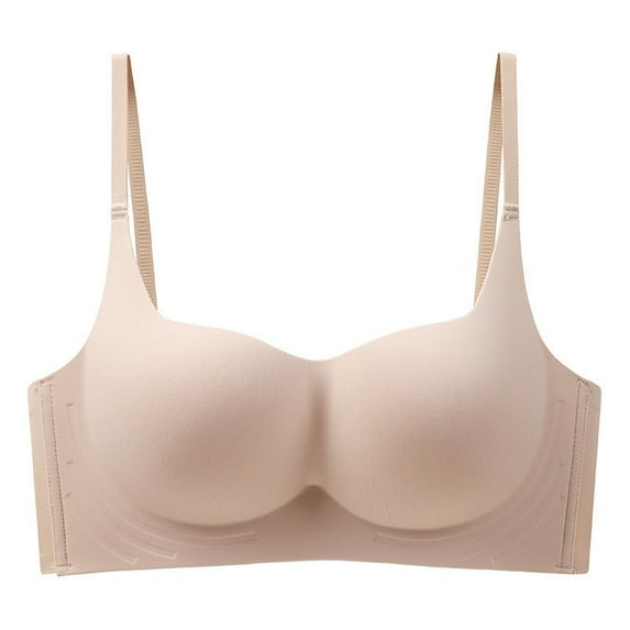 PNTUTB Women's One-Piece Seamless Bra,Lightweight Small-Cup Pushing-Up ...