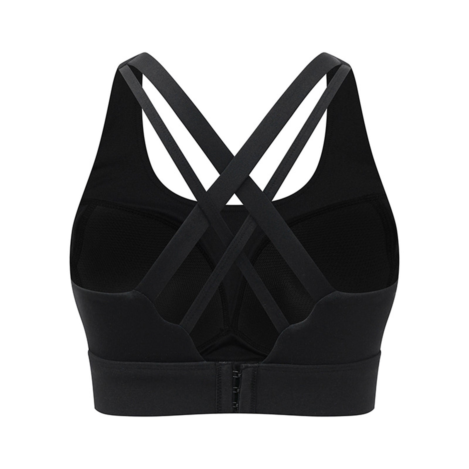 PNTUTB Women's Sports Bra Shock Absorbing Running Bra Backless Wrap ...