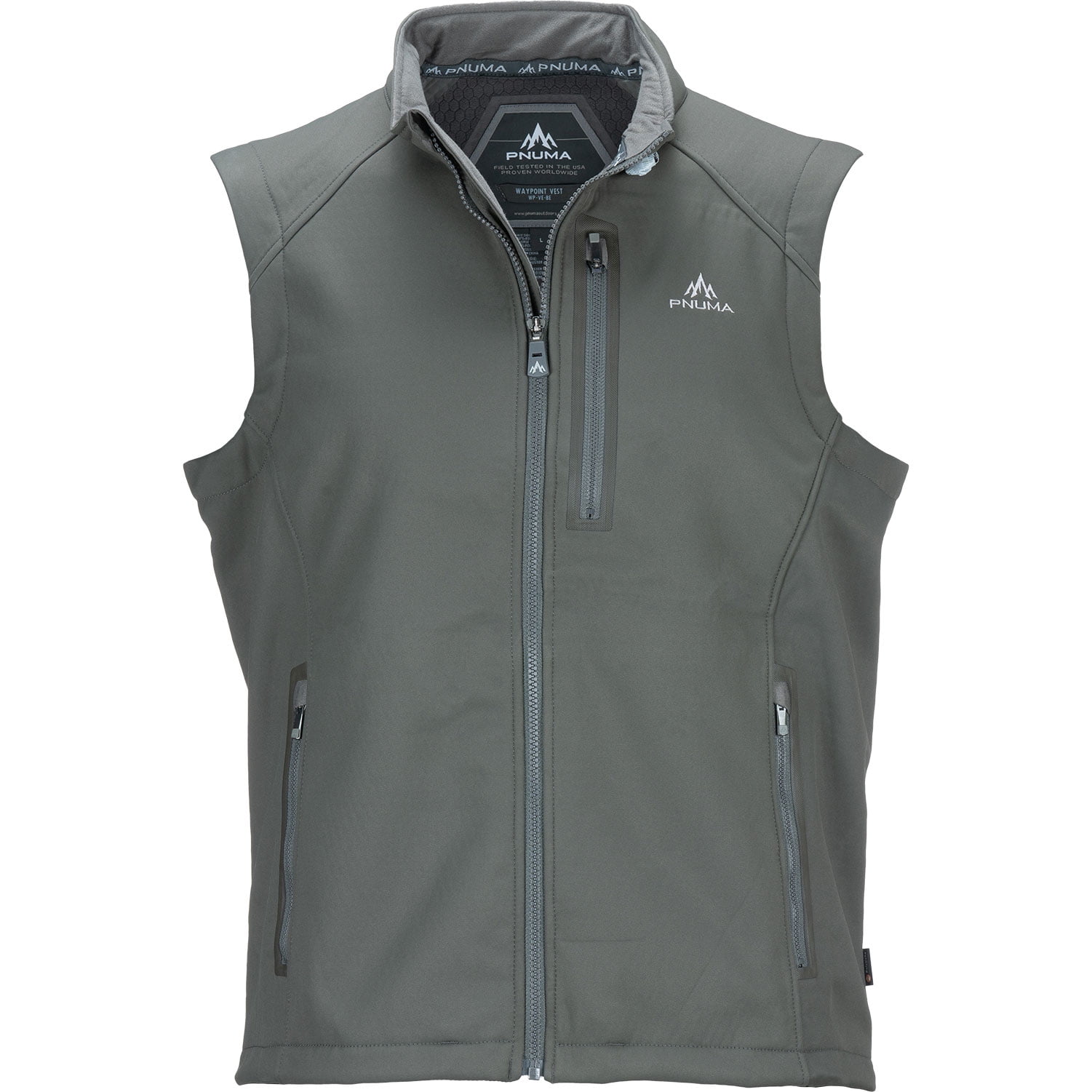 PNUMA Adult Male Waypoint Vest, Color: Beluga, Size: M (WP-VE-BE-M ...