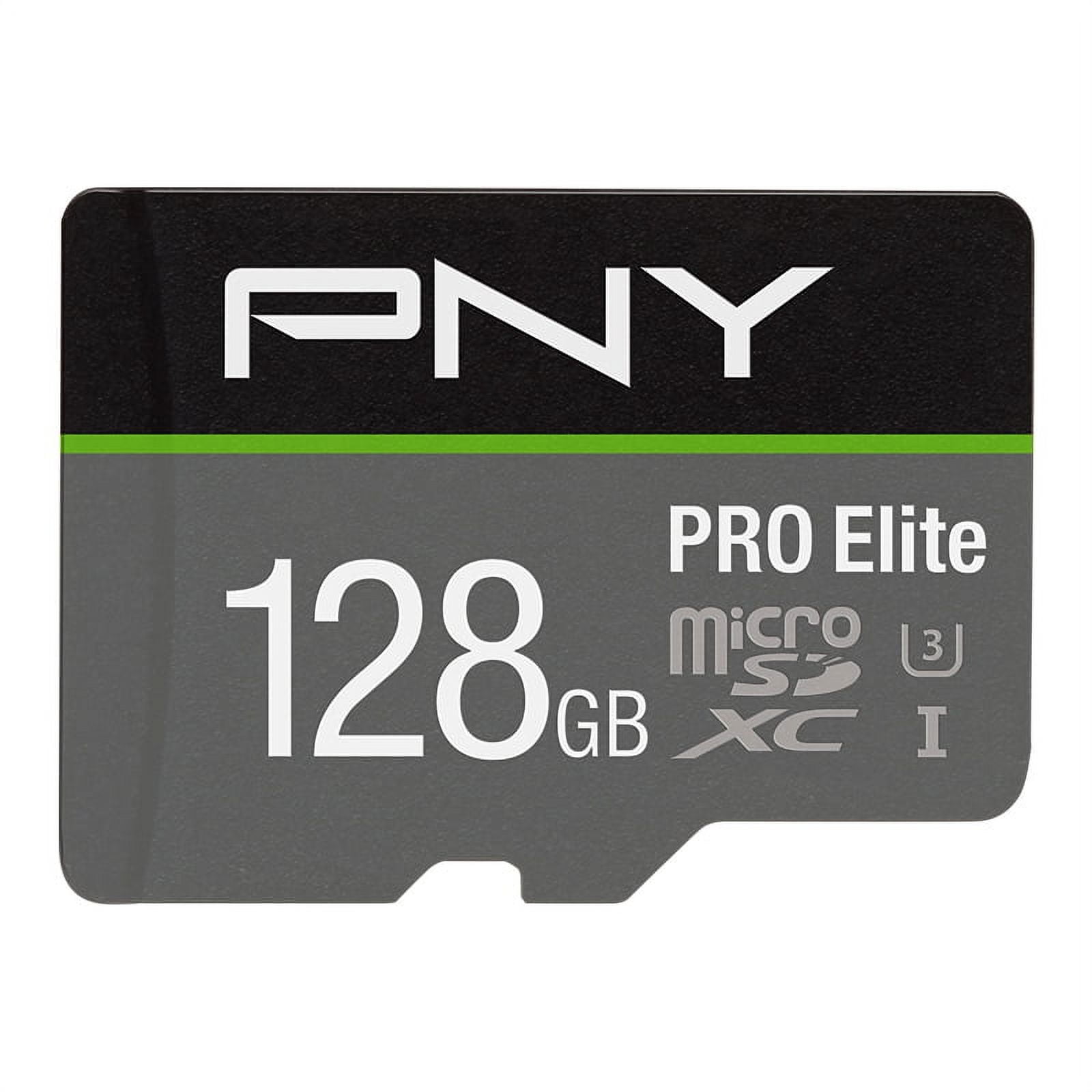 PNY 128GB PRO Elite Class 10 U3 microSD Flash Memory Card - Walmart.com