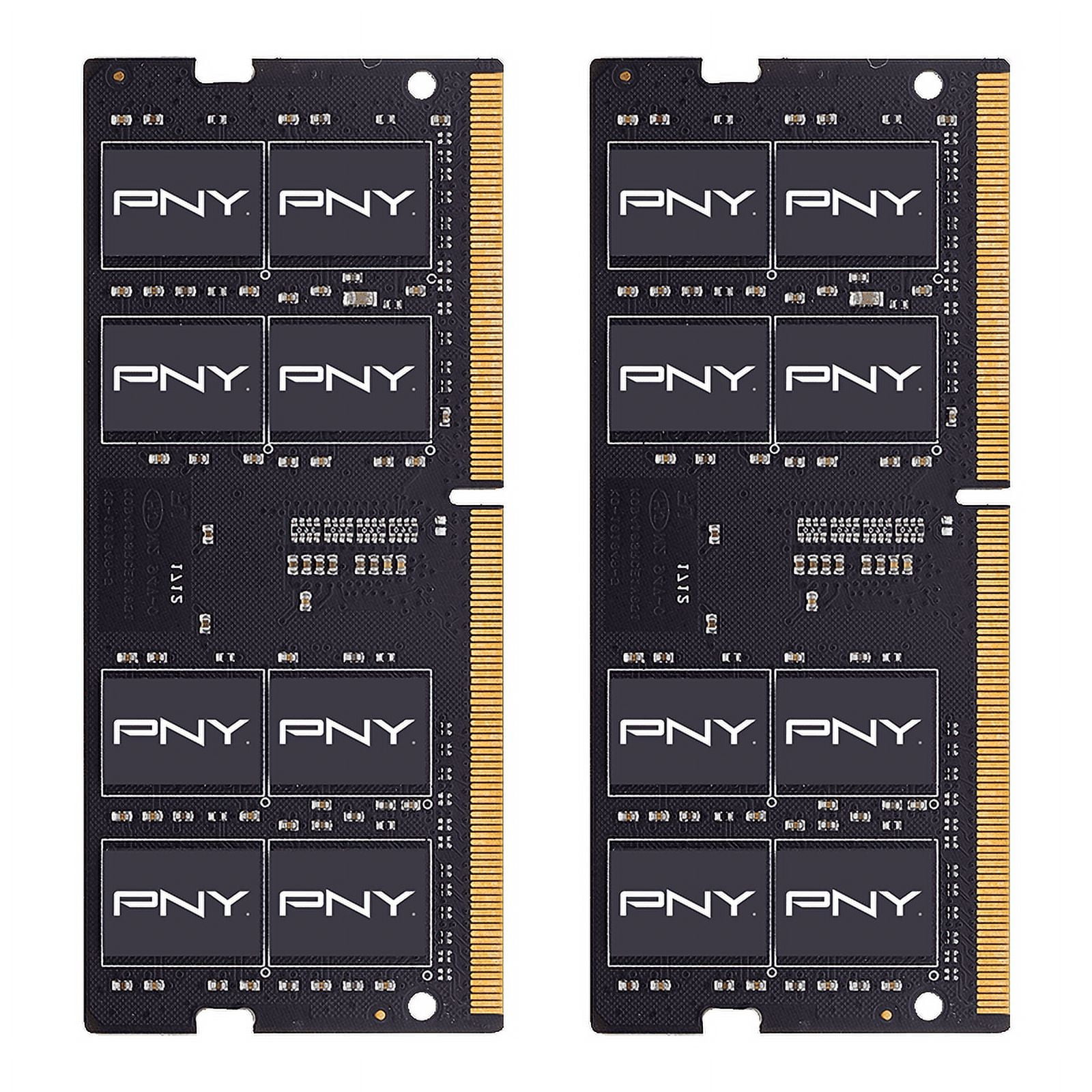PNY 32GB (2x16GB) Performance DDR4 2666MHz Notebook Memory Kit ...