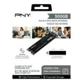 PNY 500GB M.2 NVMe Gen4 x4 SSD Drive - Solid State Disk Upgrade Kit for ...