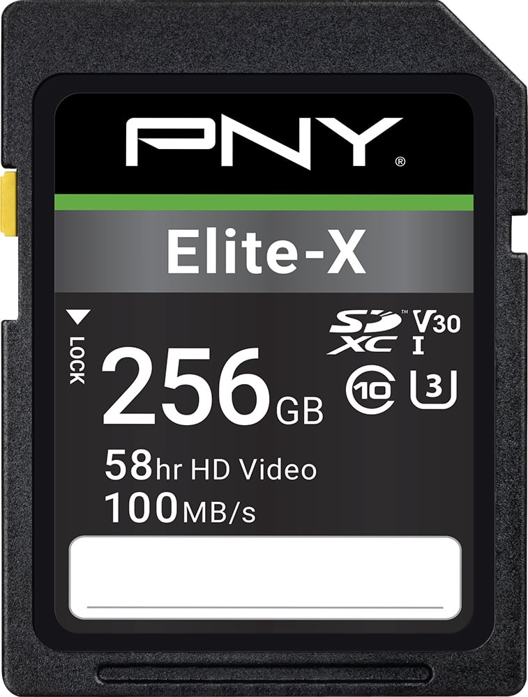 PNY Elite-X 256GB Micro SDXC Flash Memory Card - Walmart.com