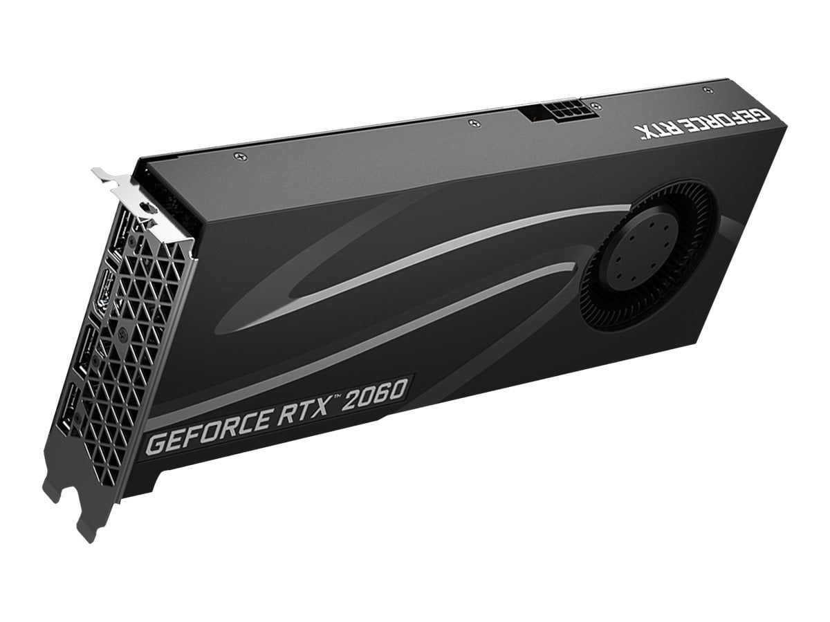 PNY NVIDIA GeForce RTX 2060 Graphic Card, 6 GB GDDR6, Full-height ...