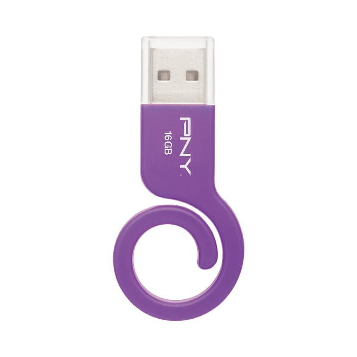 PNY® Monkey Tail USB 2.0 Flash Drive, 16GB, Lavender - Walmart.com