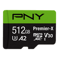 PNY Premier-X 512GB Micro SDXC Flash Memory Card with Adapter - Walmart.com