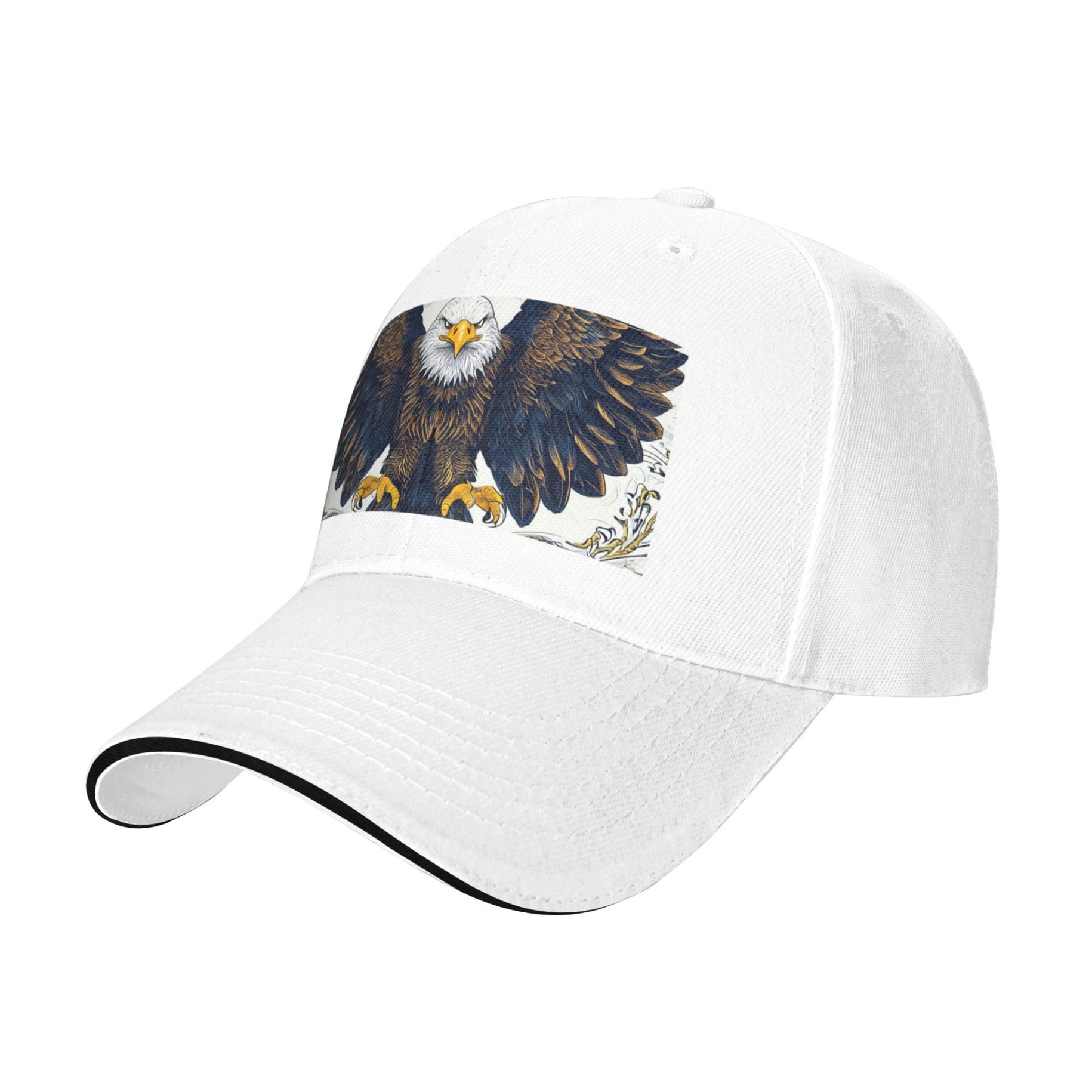 POBUDS - Eagle Pattern Baseball Cap Adjustable Size for Running ...